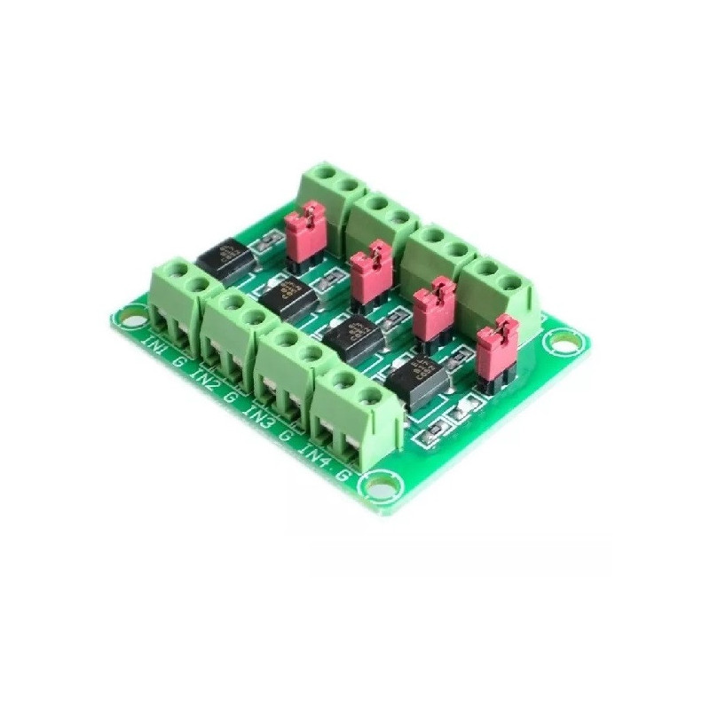 Módulo optoacoplador PC817 2 canales